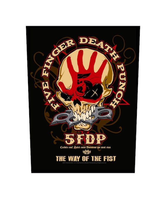 Five Finger Death Punch Skull Logo Drawing