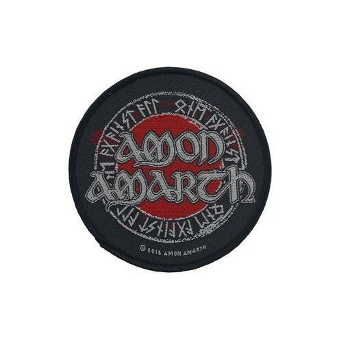 AMON AMARTH Patch Runes Round Cloth Patch - Etsy