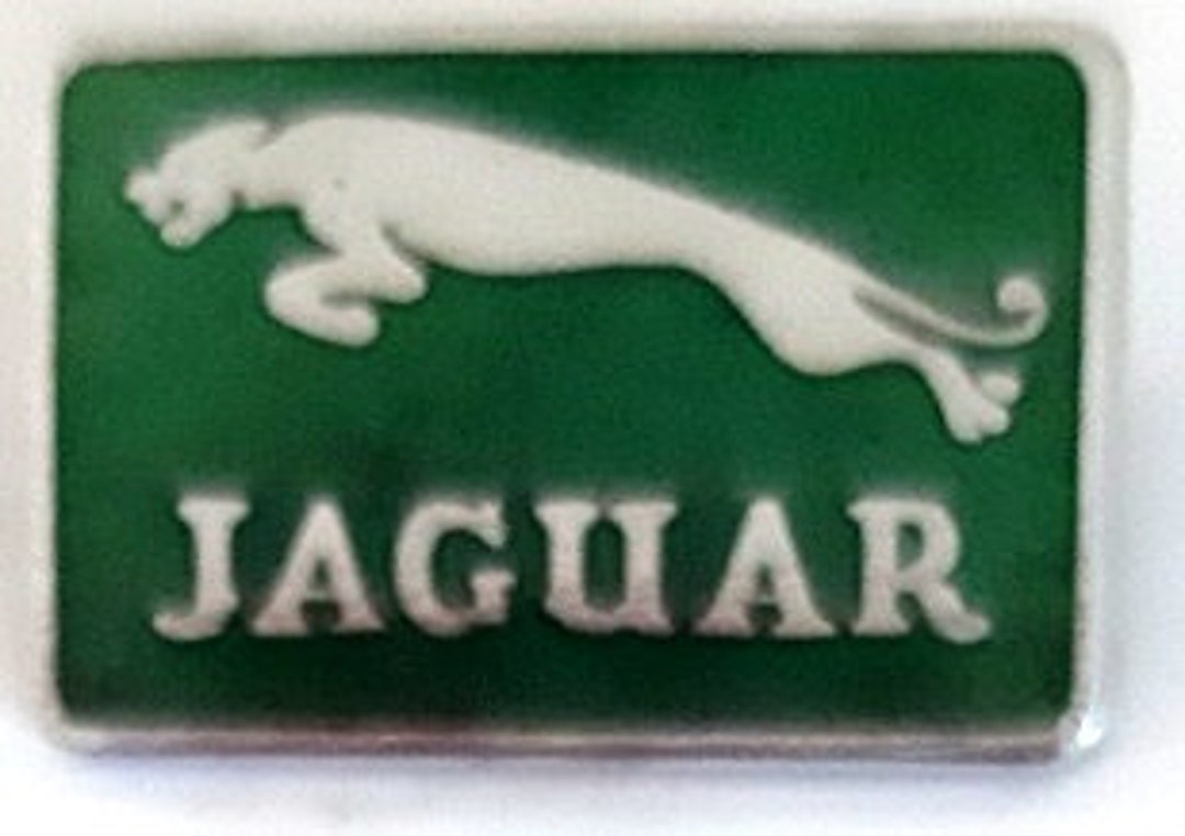 Jaguar Pin - Vintage Pin, Enamel Car Pin - Etsy UK