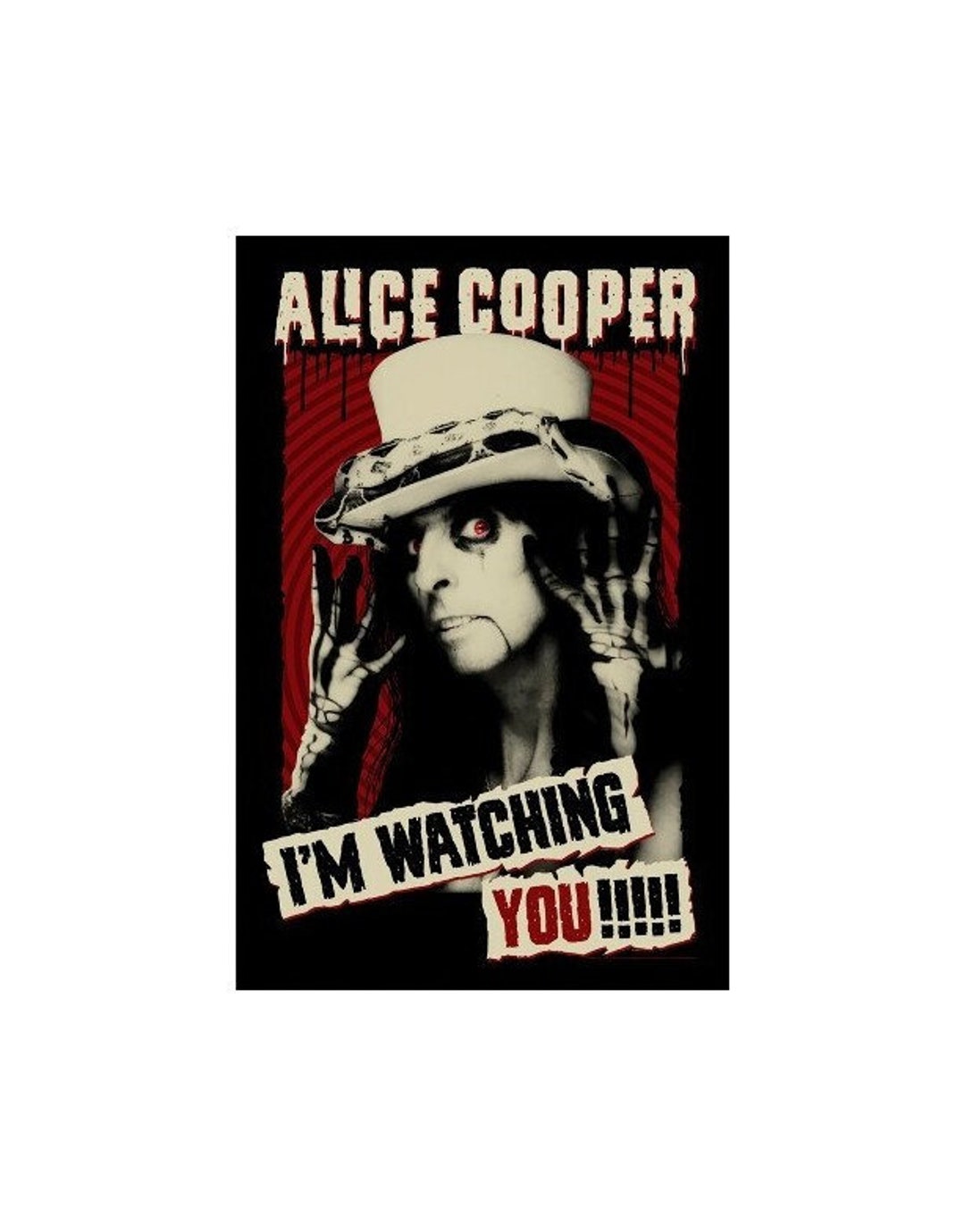 Alice Cooper Flag - I'm Watching You Textile Licensed Poster Flag - Etsy