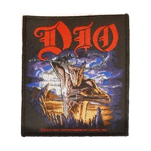 DIO Patch 'holy Diver Murray' Woven Cloth Patch. Licensed - Etsy UK