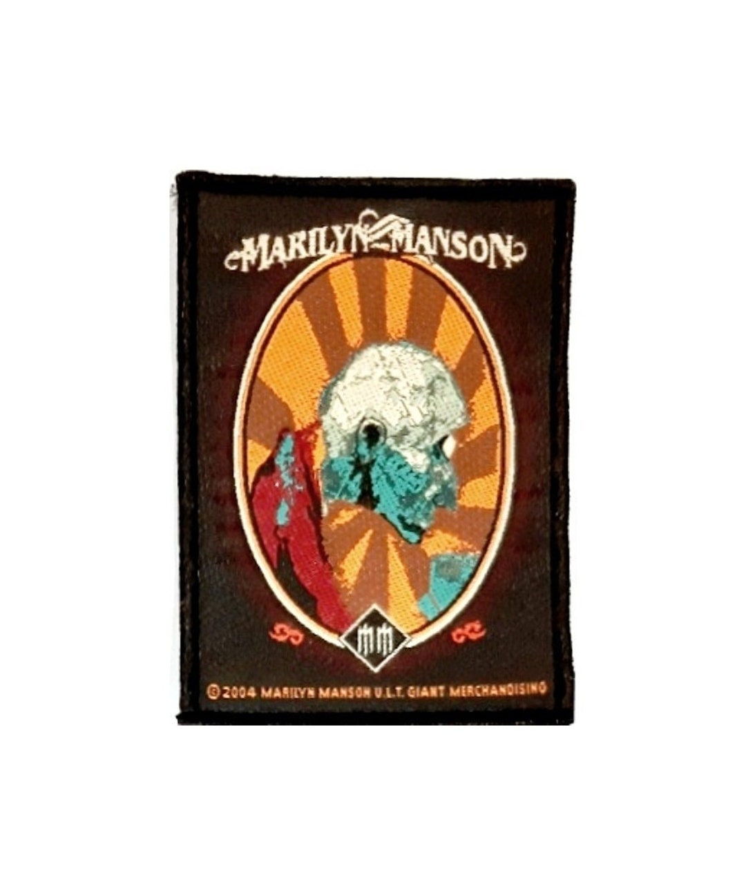 MARILYN MANSON Patch: Licensed Sew on Vintage Woven Patch 'old Man ...