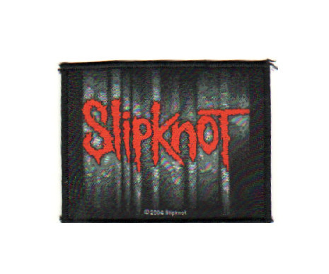 SLIPKNOT Red Logo Lettering From 2004 . Official Licensed Sew on Woven ...
