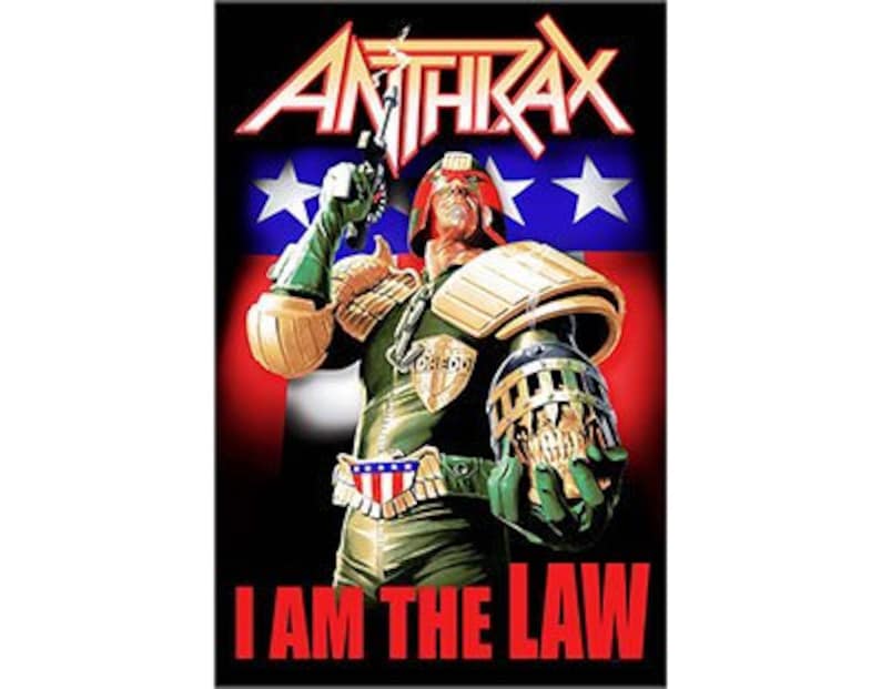 ANTHRAX Flag: I Am the Law Textile Licensed Poster Flag - Etsy