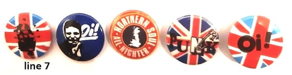 Mods pinback buttons. You choose set: 2 tone, mod, S… - Gem