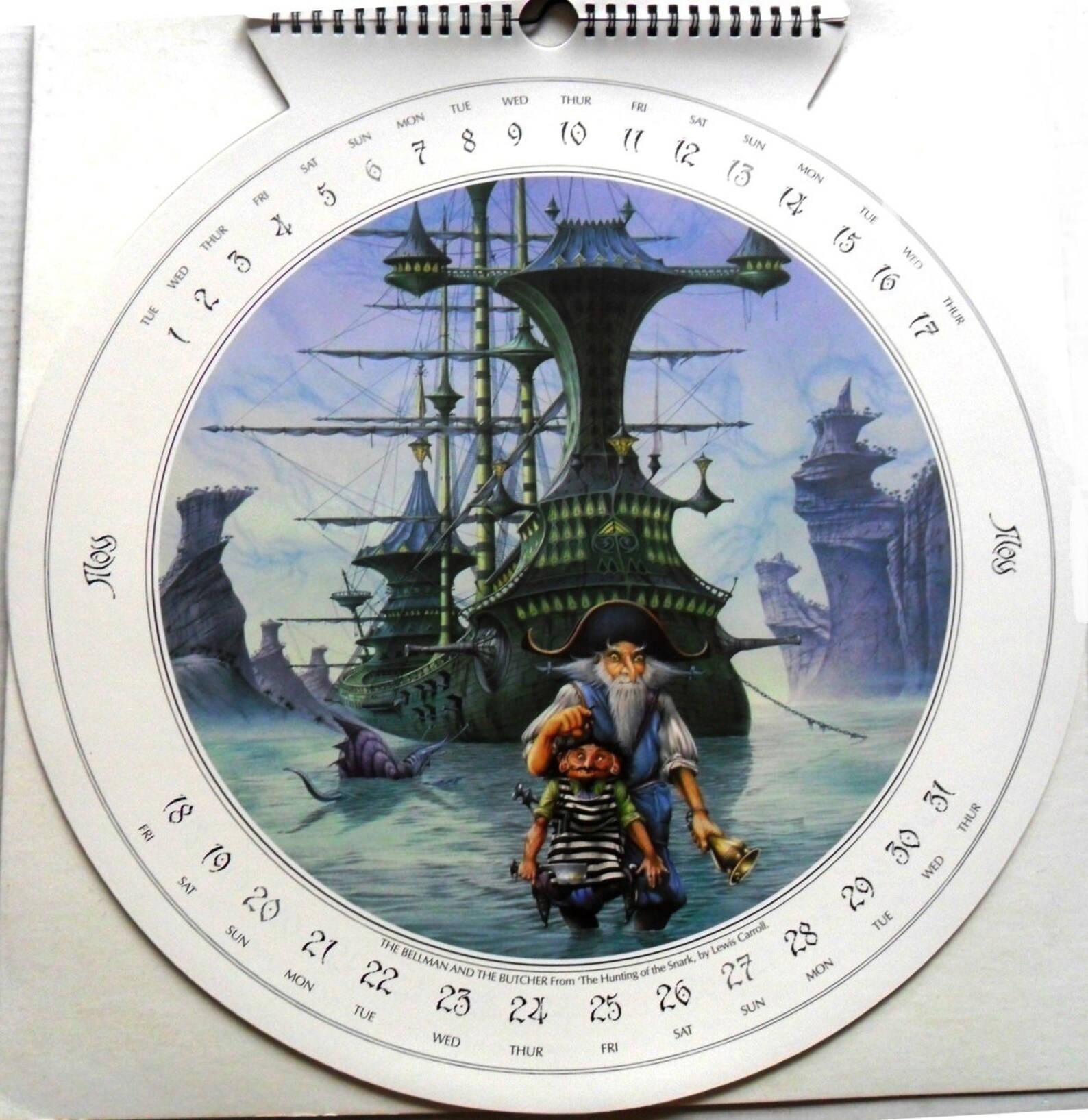 RODNEY MATTHEWS 1990 Storybook Collection Vintage Fantasy Art Calendar ...