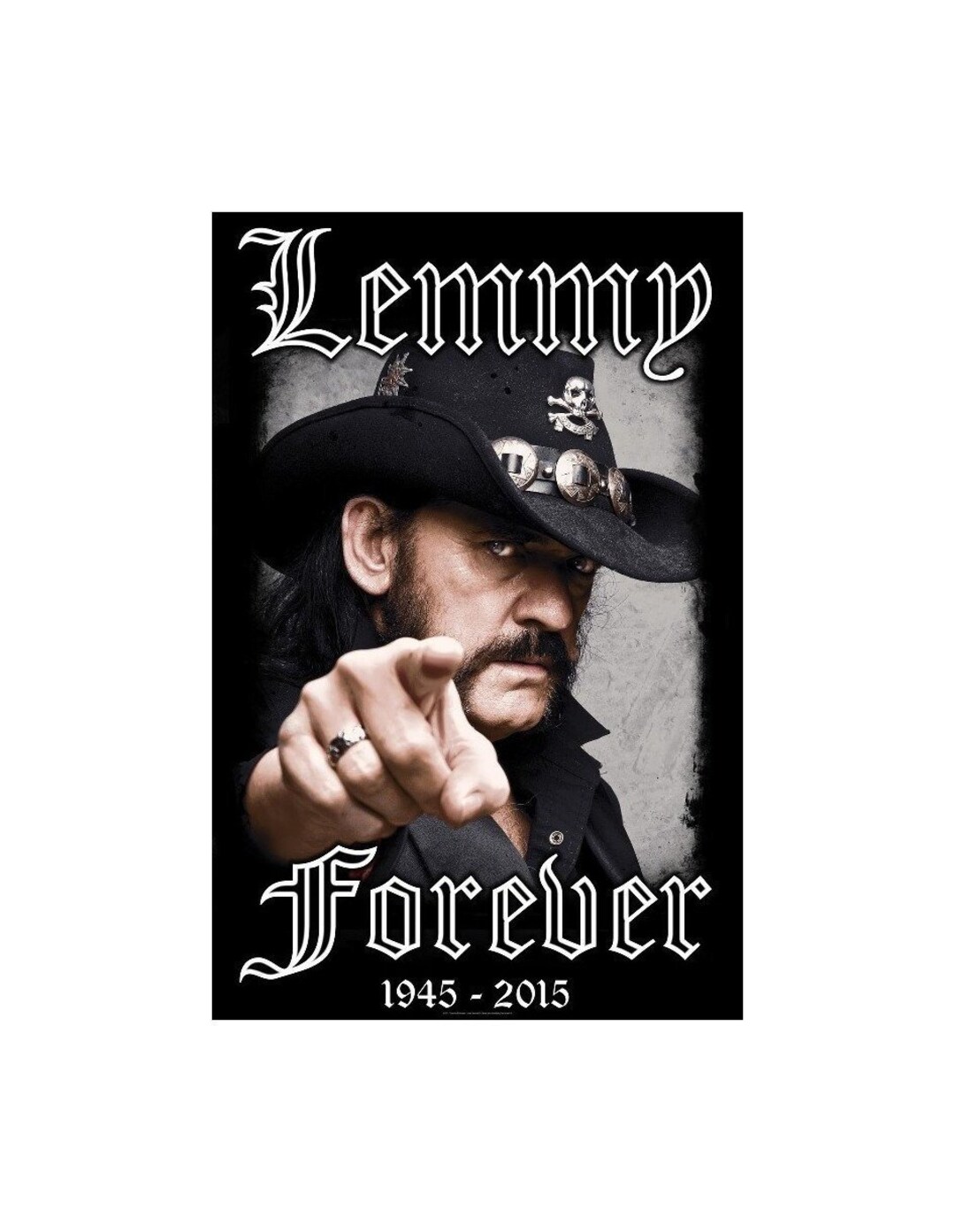 MOTORHEAD Flag ' LEMMY FOREVER ' Flag - Textile Licensed Poster Flag - Etsy