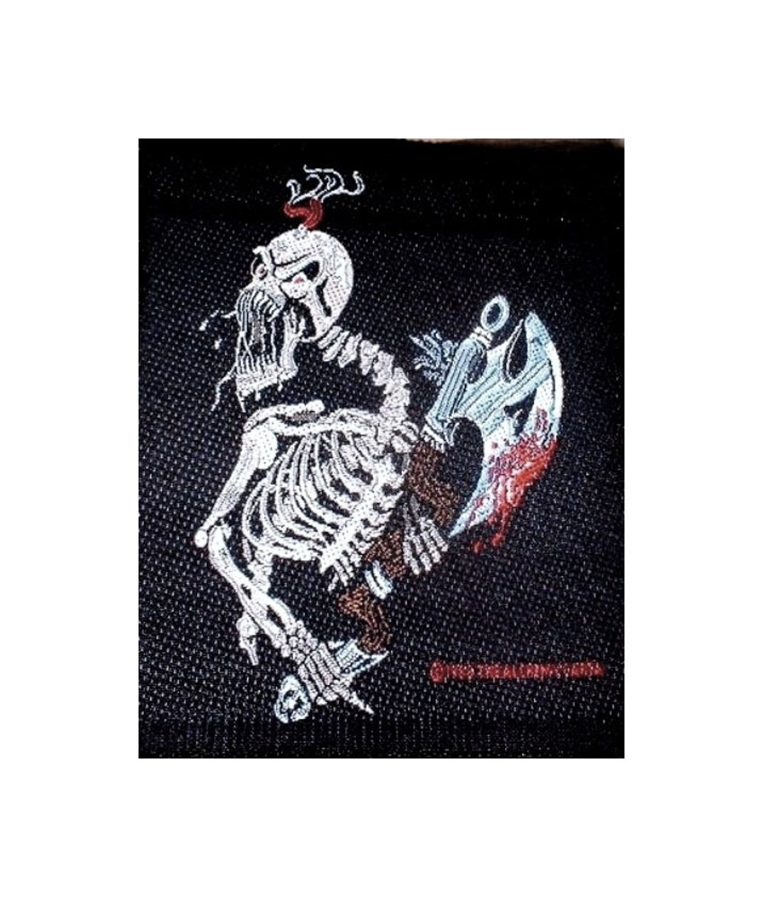 Grim Reaper Patch 1989 Vintage Sew on Woven Patch, Alchemy Carta ...