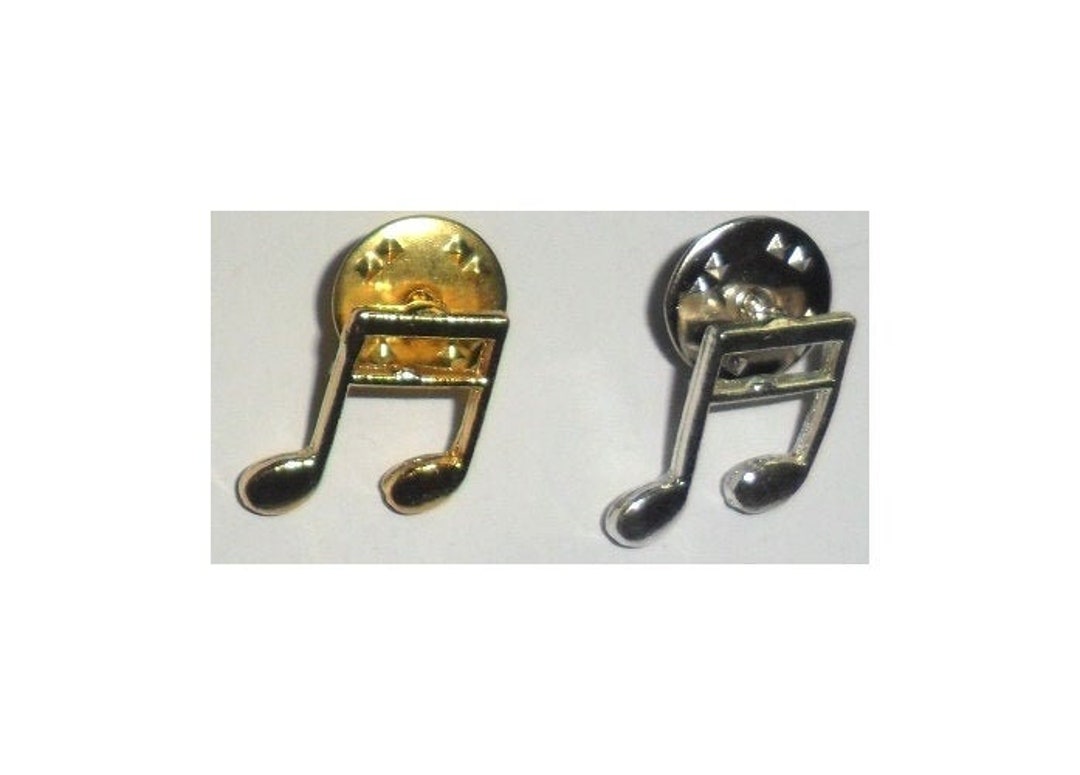 MUSICAL NOTE Enamel Pin . Great Musical Instrument Lapel Pin ...