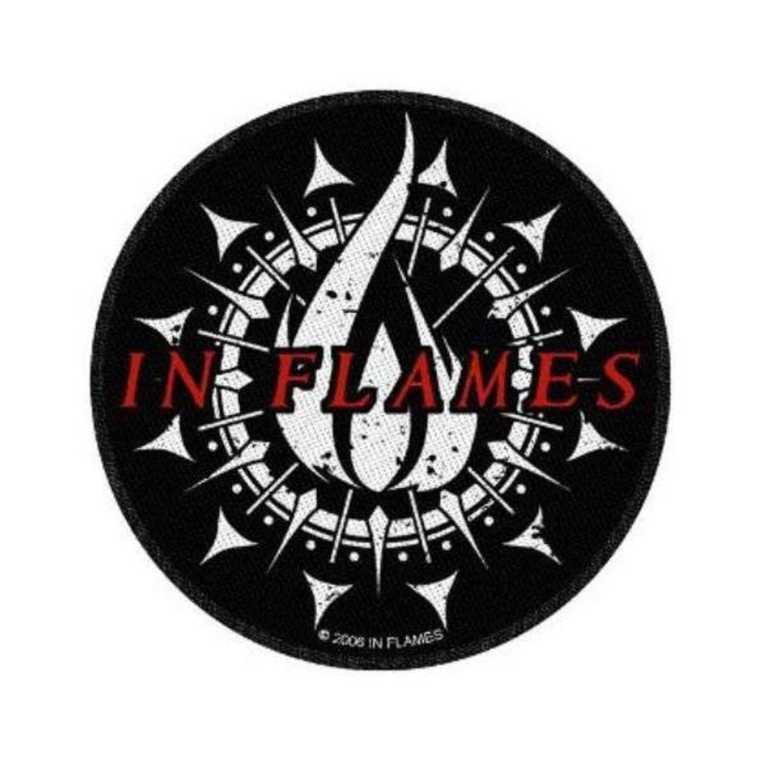 IN FLAMES Patch: Sew on Woven Patch Officially Licensed - Etsy