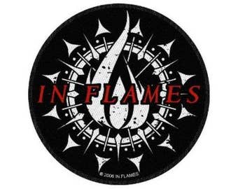 In Flames Patch | Etsy