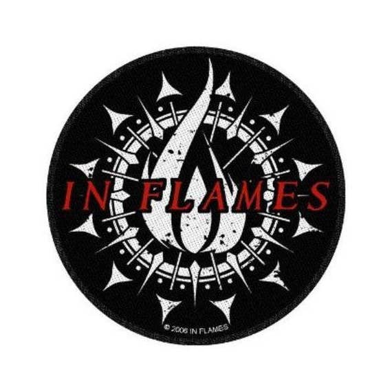 IN FLAMES Patch: Sew on Woven Patch Officially Licensed - Etsy