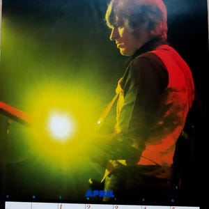 Led Zeppelin Calendar 1986.official. Dates Match 2025.rock Music Band ...