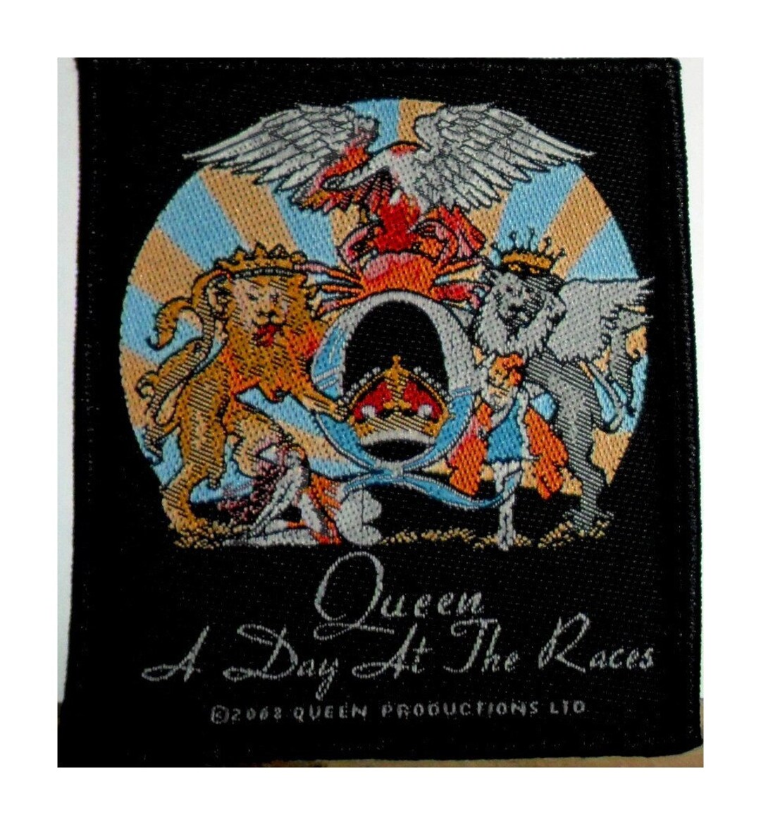 Queen A Day at the Races Sew on Patch Freddie Mercury, Brian May, Roger ...