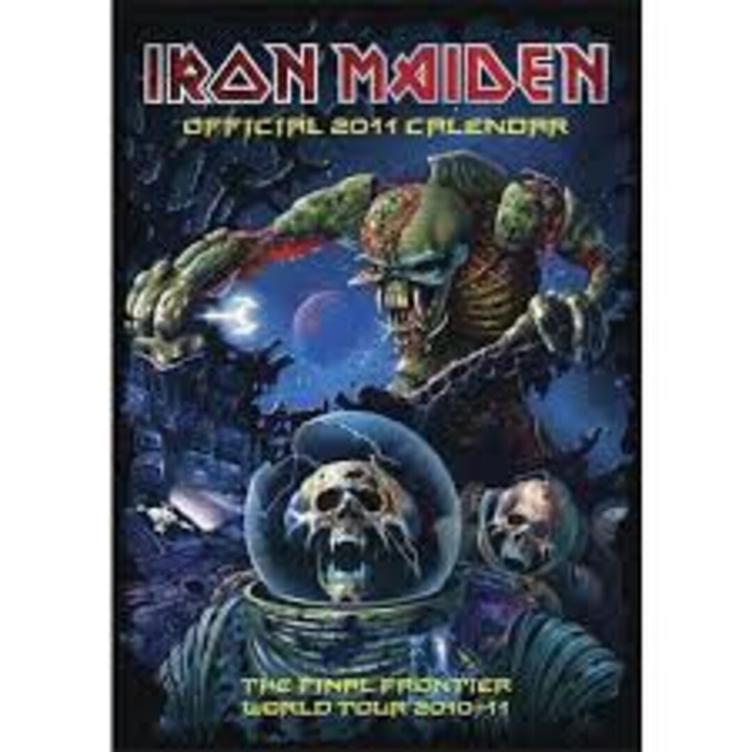Iron Maiden Calendar 2011 . Official , Heavy Metal/ Rock Band, - Etsy