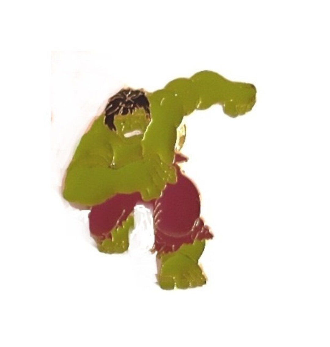 THE INCREDIBLE HULK Vintage 1988 Metal Enamel Pin Bruce Banner by ...