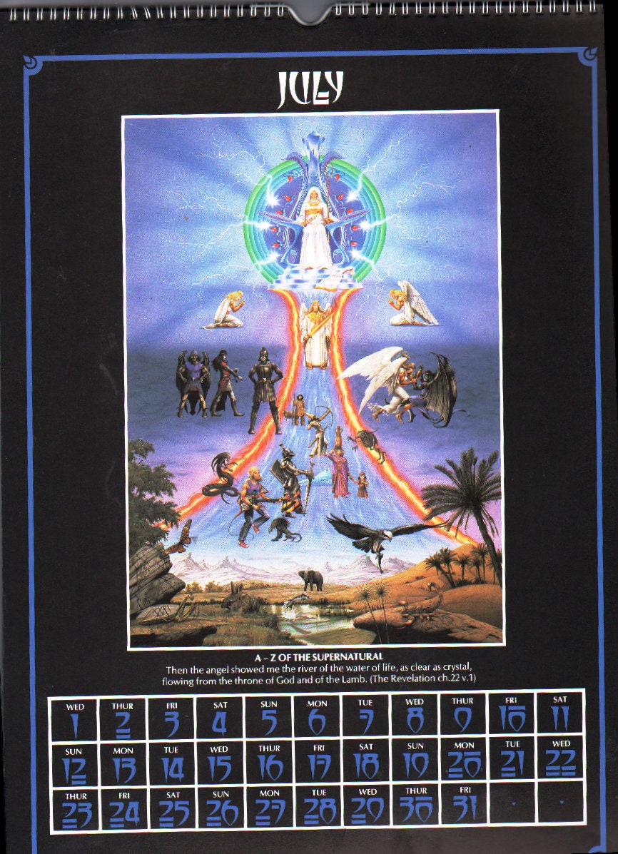 1992 Calendar: Hand Signed. Official Calendar Sci Fi / | Etsy