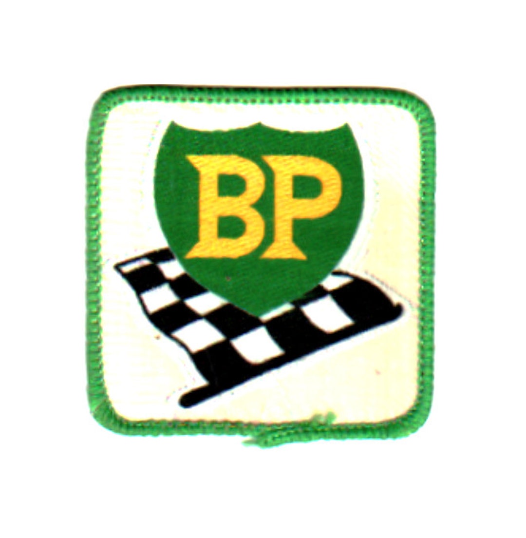 BP Patch - Racing Flag Vintage Sew on Printed Patch - Etsy