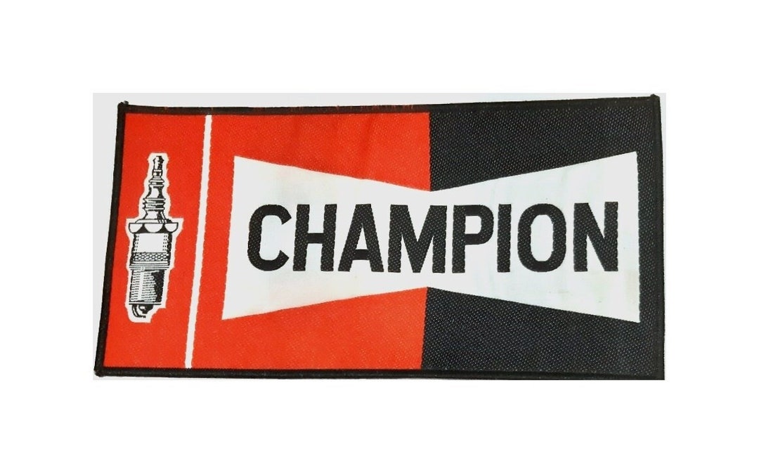 Champion Patch: Spark Plug Sew on Woven Patch Vintage, Motorsport - Etsy