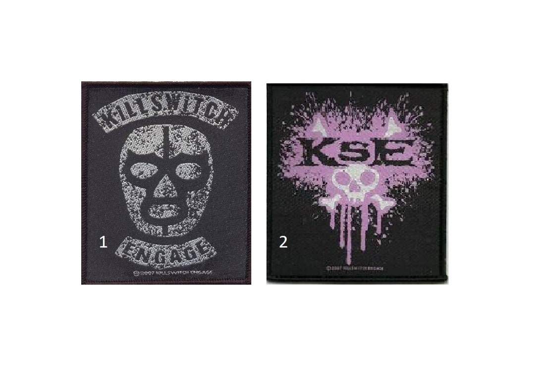 KILLSWITCH ENGAGE Patch. You Choose Design. Sew on Licensed Vintage Sew ...