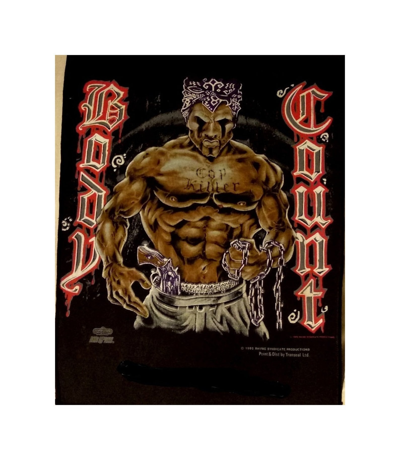 BODY COUNT Backpatch C-p Killer Artwork Printed Back Patch - Etsy