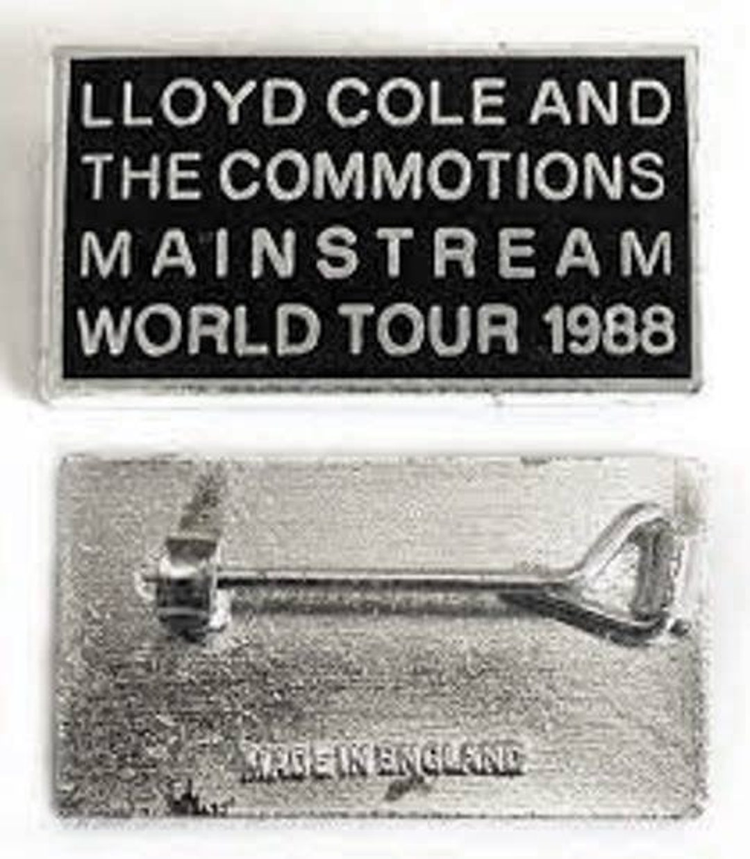 Lloyd Cole and the Commotions Enamel Pin. Mainstream World Tour 1988 - Etsy