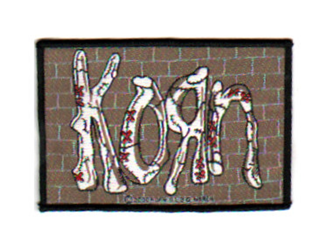 KORN patch: Brick Wall sew on woven patch. Officially | Etsy