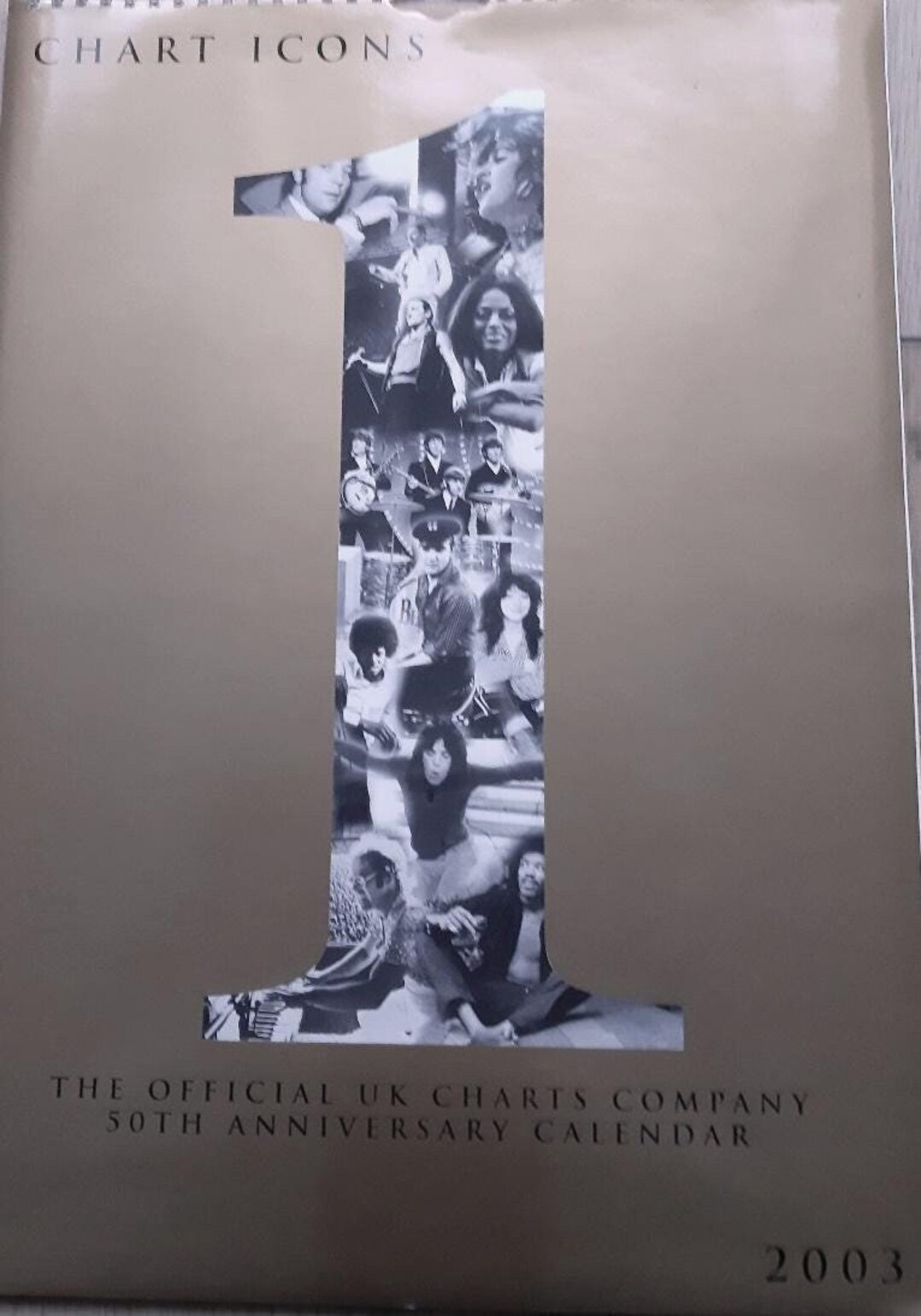 Chart Icons 2003 Calendar, Dates Match 2025 50th Anniversary UK ...