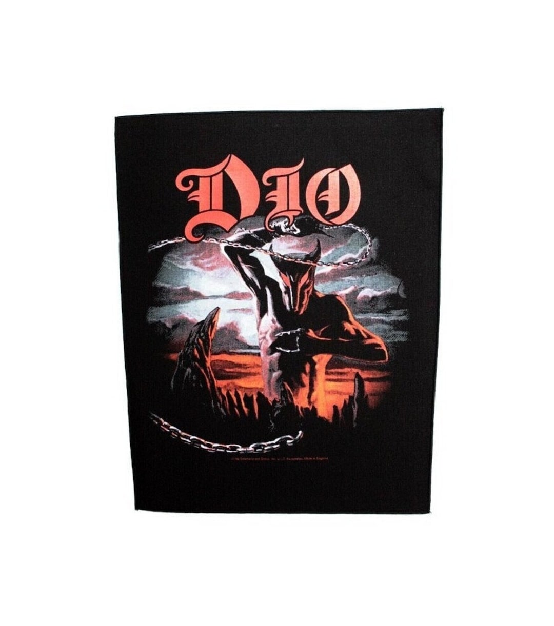 Dio 'holy Diver' Back Patch, Officially Licensed. Ronnie James Dio Holy ...