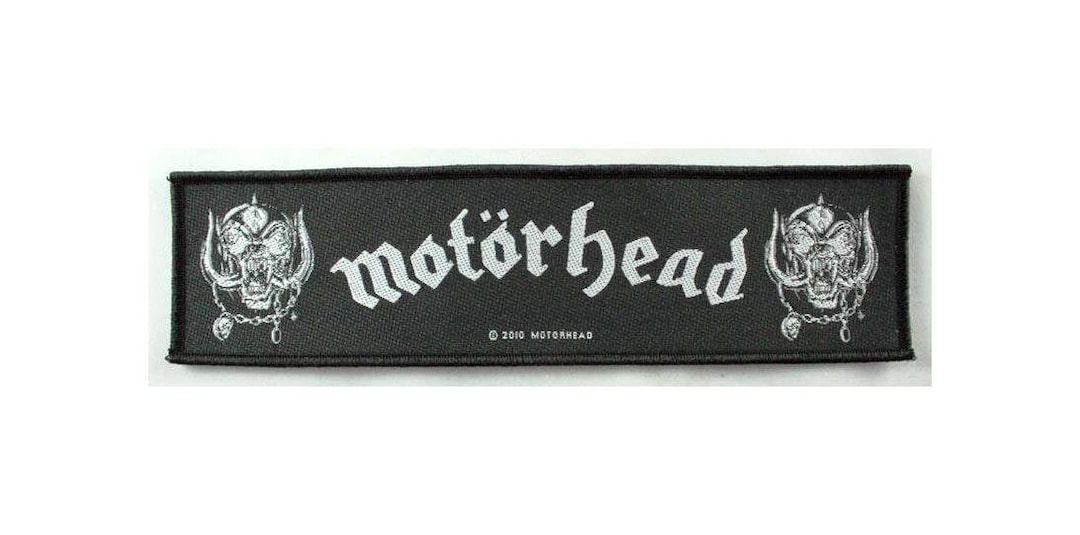 MOTORHEAD SNAGGLETOOTH - Woven Super Strip Sew on Patch, Official ...