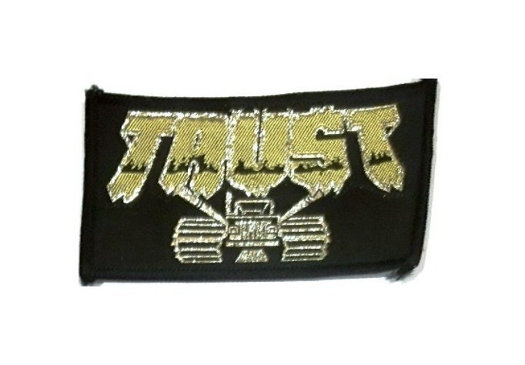 Trust Band Woven Patch. Original 80's Glittery Design. French Hard Rock ...