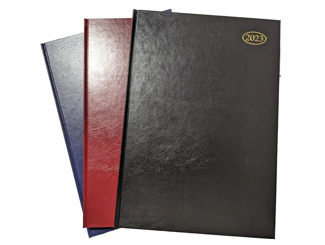 A4 Pages per Day Classic Diary Appointment Year Planner Office Hardback ...