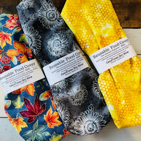 Reusable Bowl Covers - Etsy