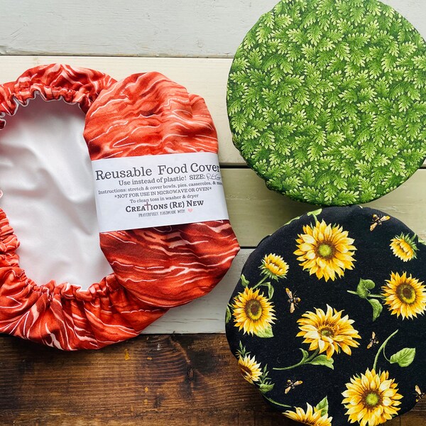 Reusable Bowl Covers - Etsy