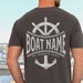 Custom Boat Name Shirt Men Boating Shirt Personalized Boat Name Gift ...