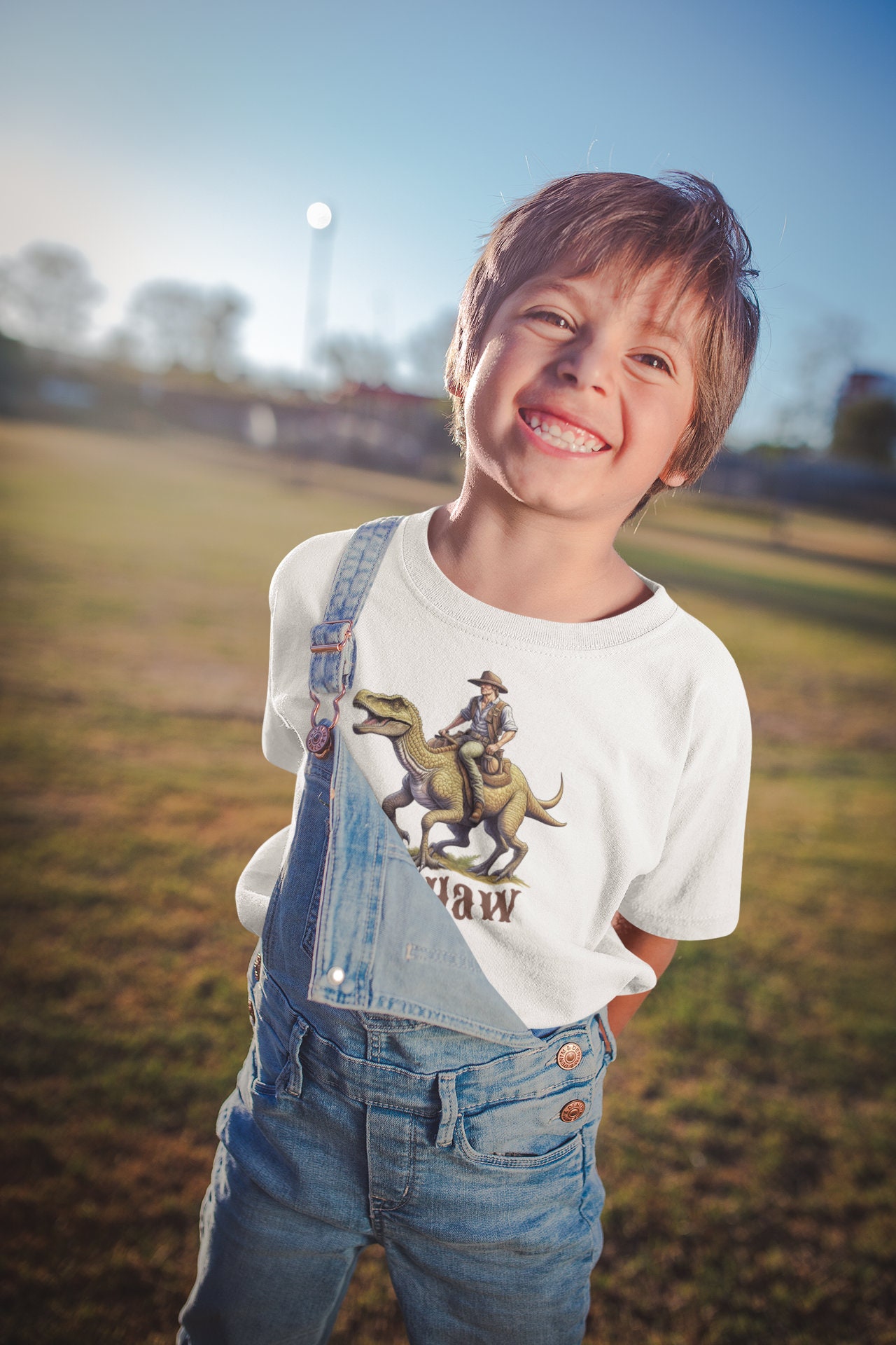 Cowboy Dinosaur Kids Shirt Cowboy Riding Dinosaur Yee Haw - Etsy