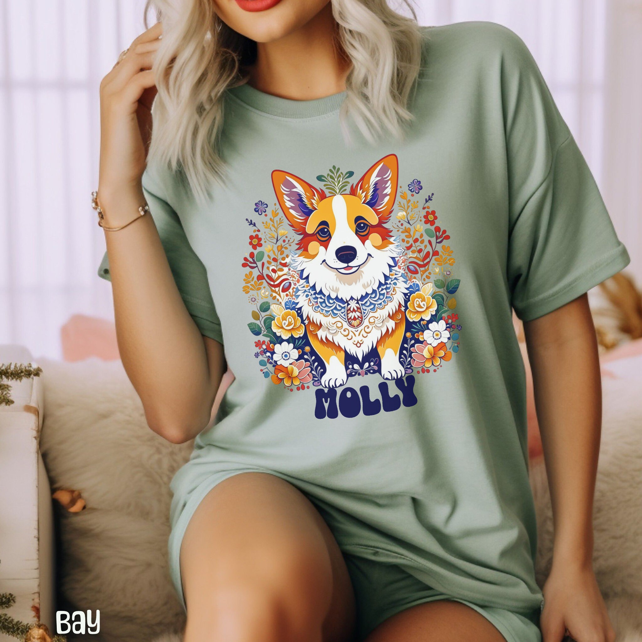 Custom Corgi Tshirt Personalized Corgi Shirt Corgi Gifts Corgi Mom Gift ...