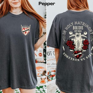 Couples Motorcycle Matching Shirts, Motorcycle Shirts, Just Married ...