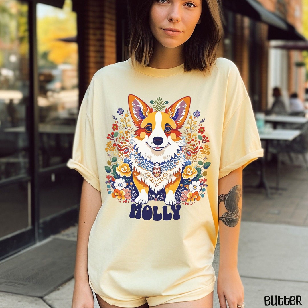 Custom Corgi Tshirt Personalized Corgi Shirt Corgi Gifts Corgi Mom Gift ...