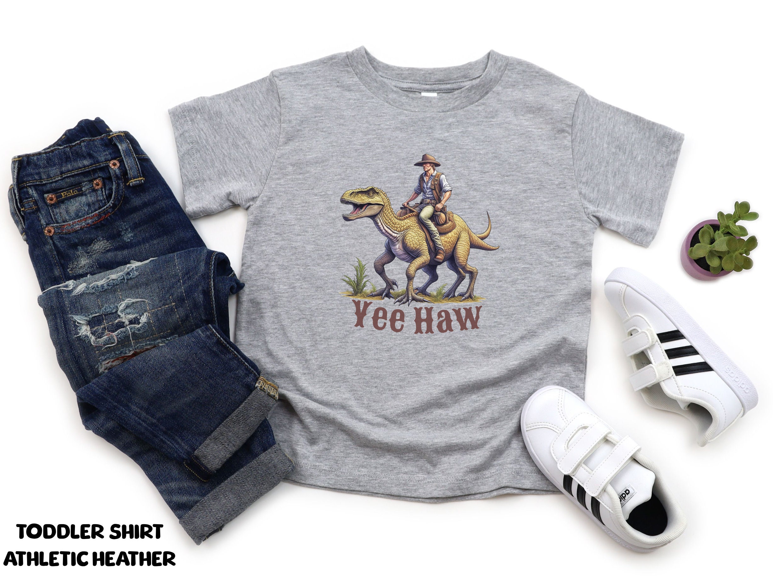 Cowboy Dinosaur Toddler Shirt Cowboy Riding Dinosaur Toddler Shirt ...