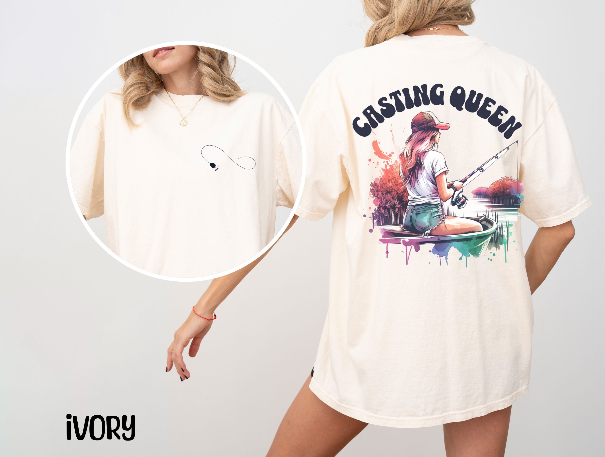 Fishing Shirt for Women Fishing Gift for Her Mom Fishing Gift for ...