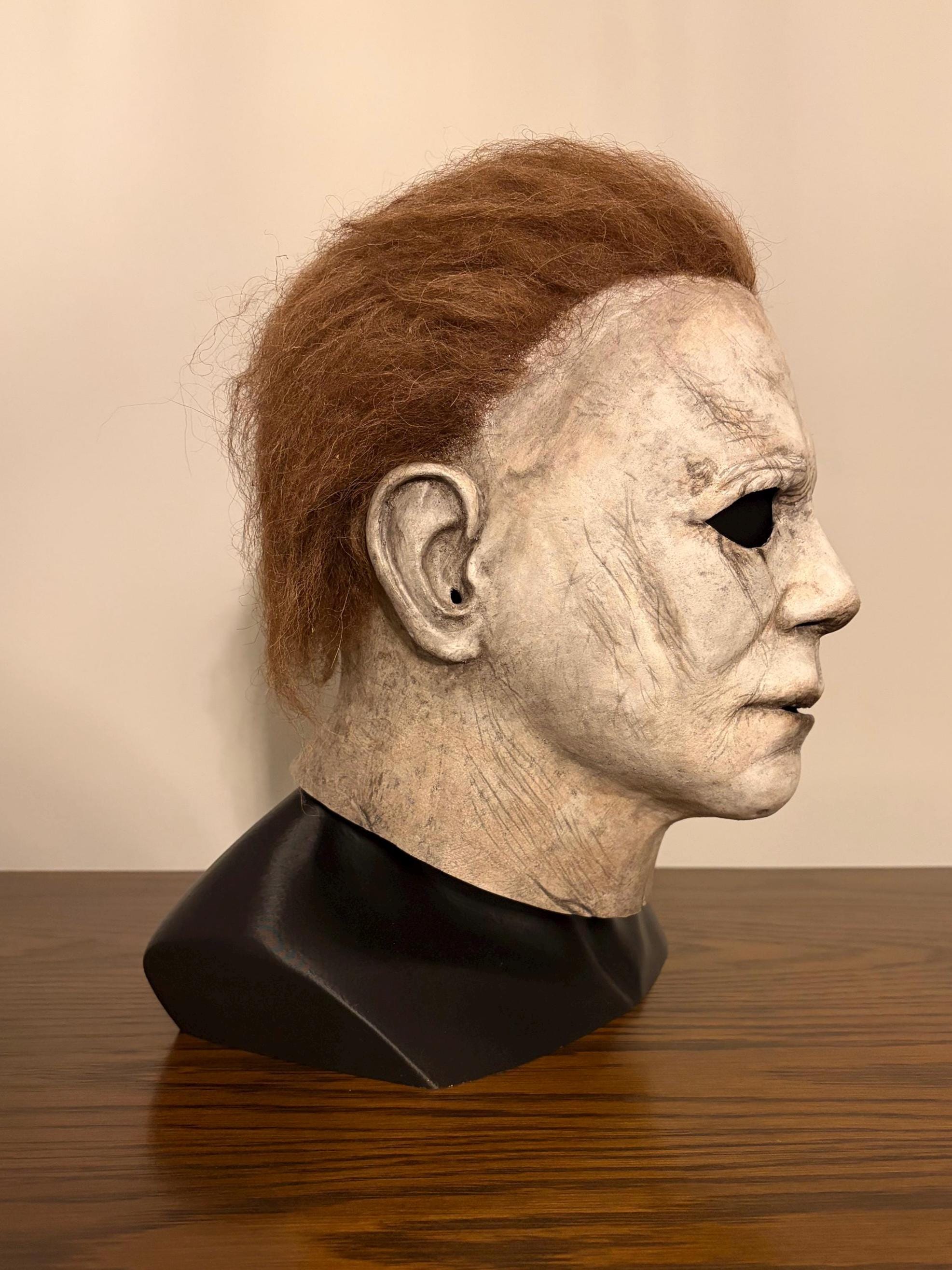 3D Printed Headform Display – Black Mannequin Bust for Masks & Cosplay ...
