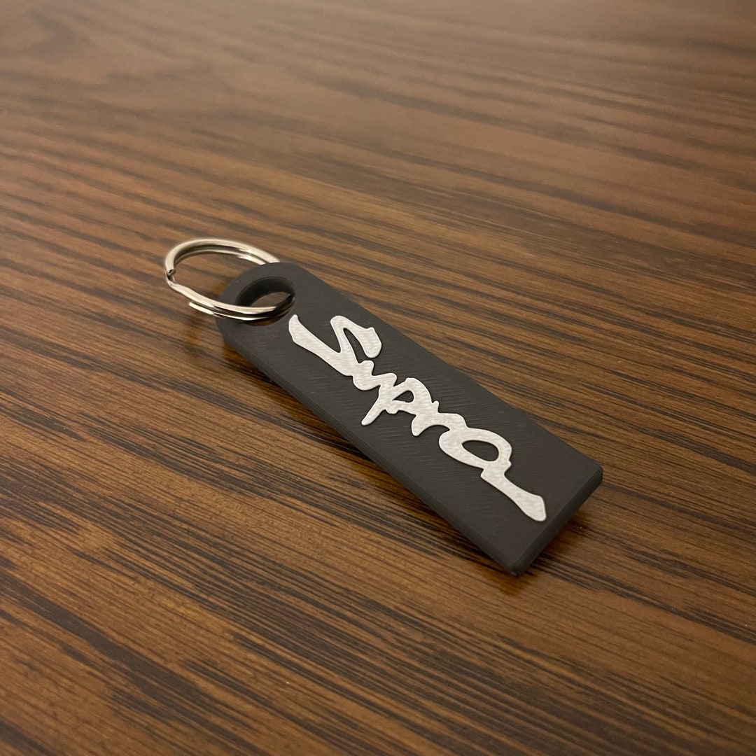 Supra Car Keychain Black and White. - Etsy