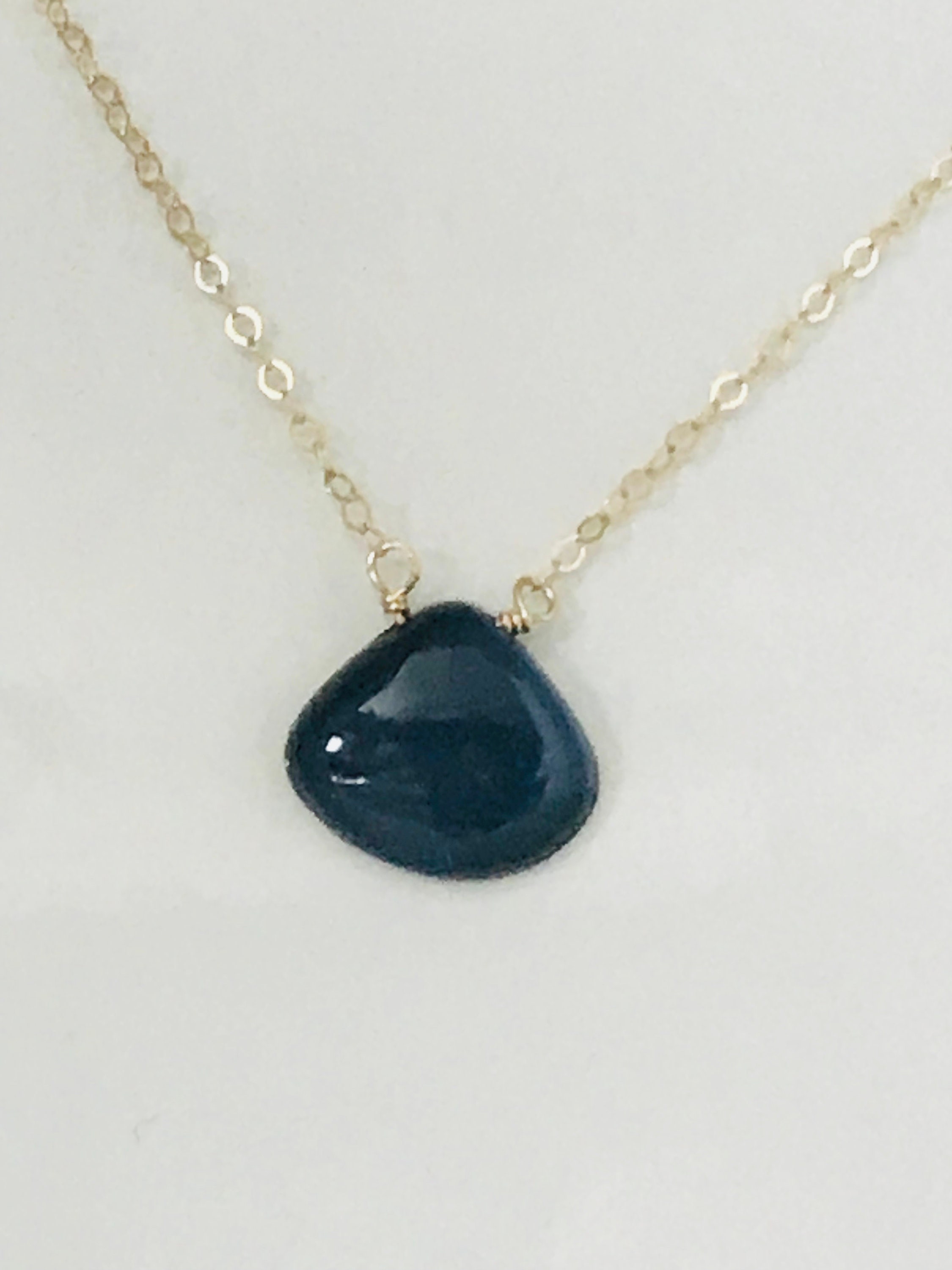 Pietersite Necklace Blue Stone Necklace Blue Gemstone Necklace - Etsy