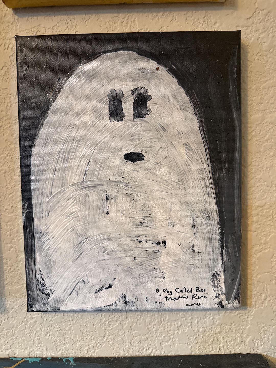 8x10 dog Called Boo Franco Mondini-ruiz One of a Kind Canvas Painting ...