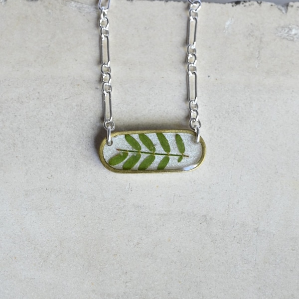 Fern Leaf Pendant - Etsy