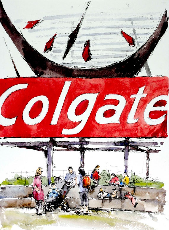 Colgate Clock Jersey City - Etsy
