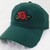 Green Embroidered Red Rose Patch Baseball Hat, Rose Dad Hat, Hunter ...