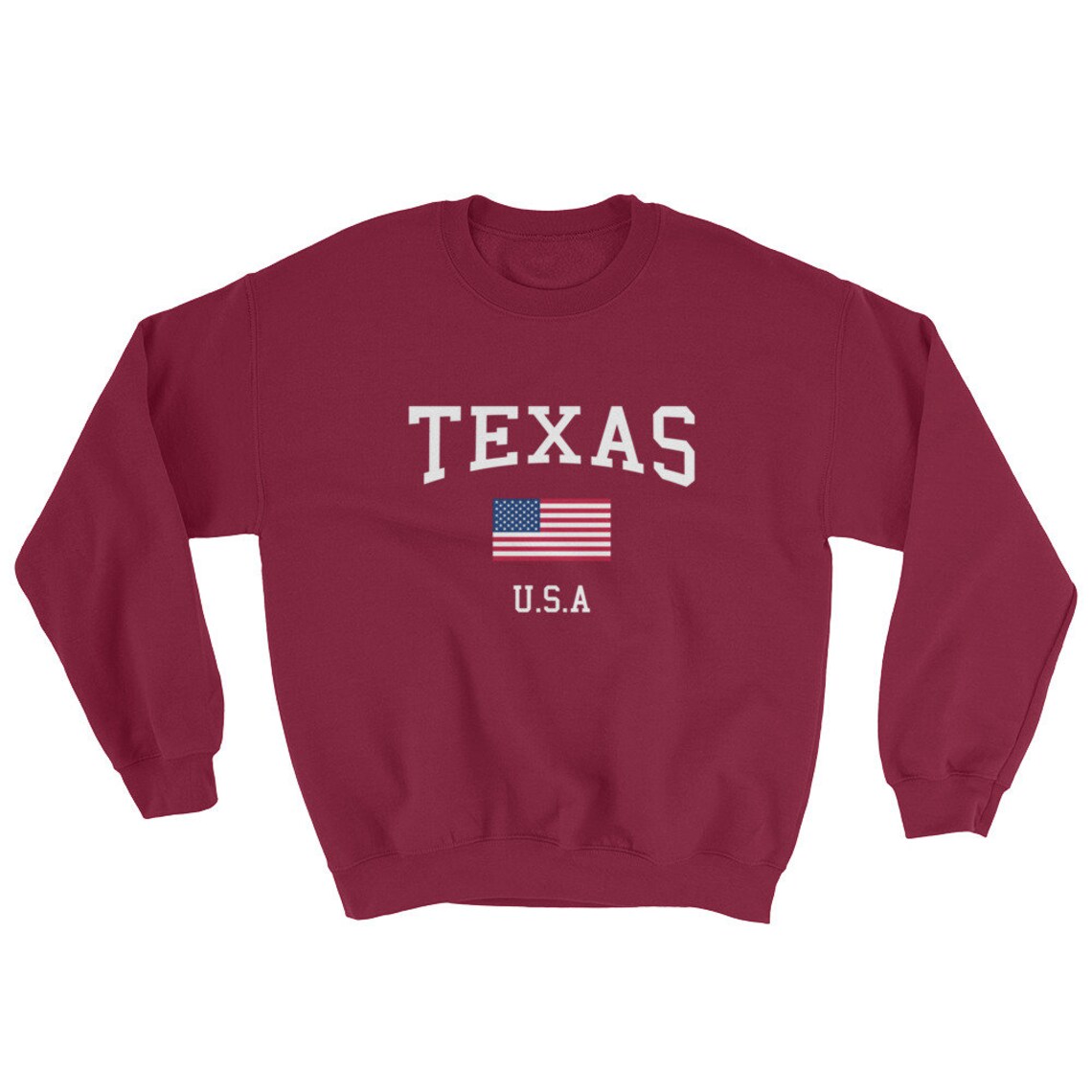 Texas State Pride Sweatshirt USA Flag Pullover Sweatshirt Texas Gifts ...
