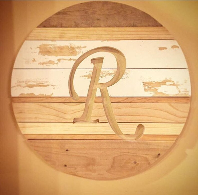 Reclaimed Wood Round - Etsy